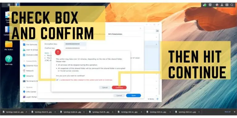 How To Encrypt And Lock A Shared Folder In Synology With Pictures Tech Guide Central