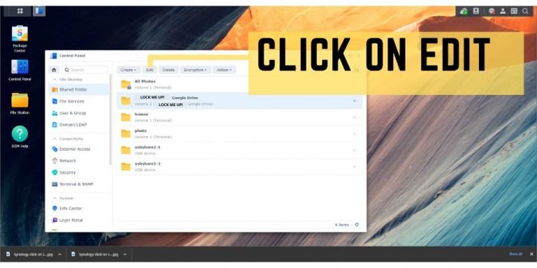 How to Encrypt and Lock a Shared Folder in Synology (With Pictures ...